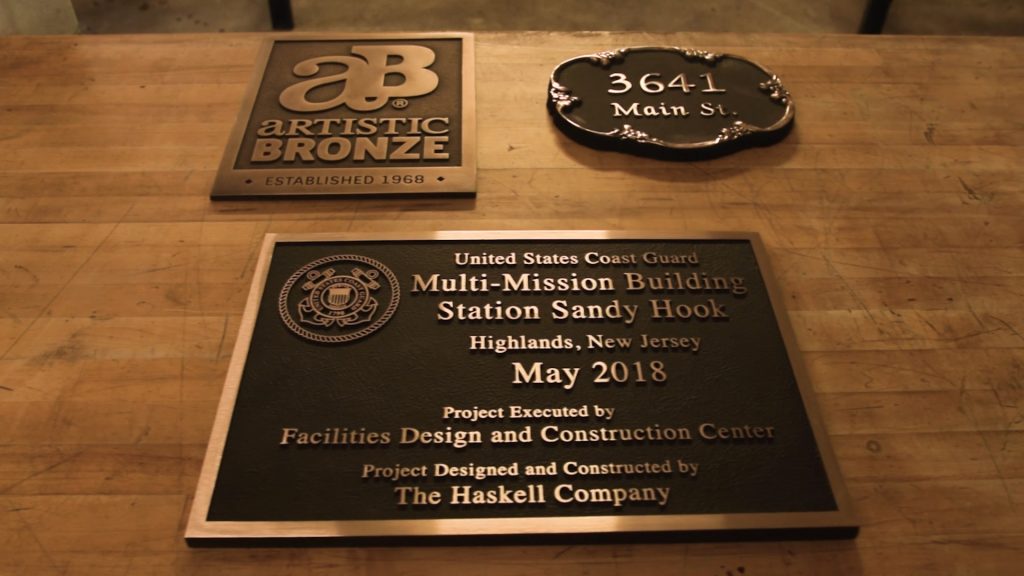 Artistic Bronze Began Making Custom Bronze Plaques in 1968